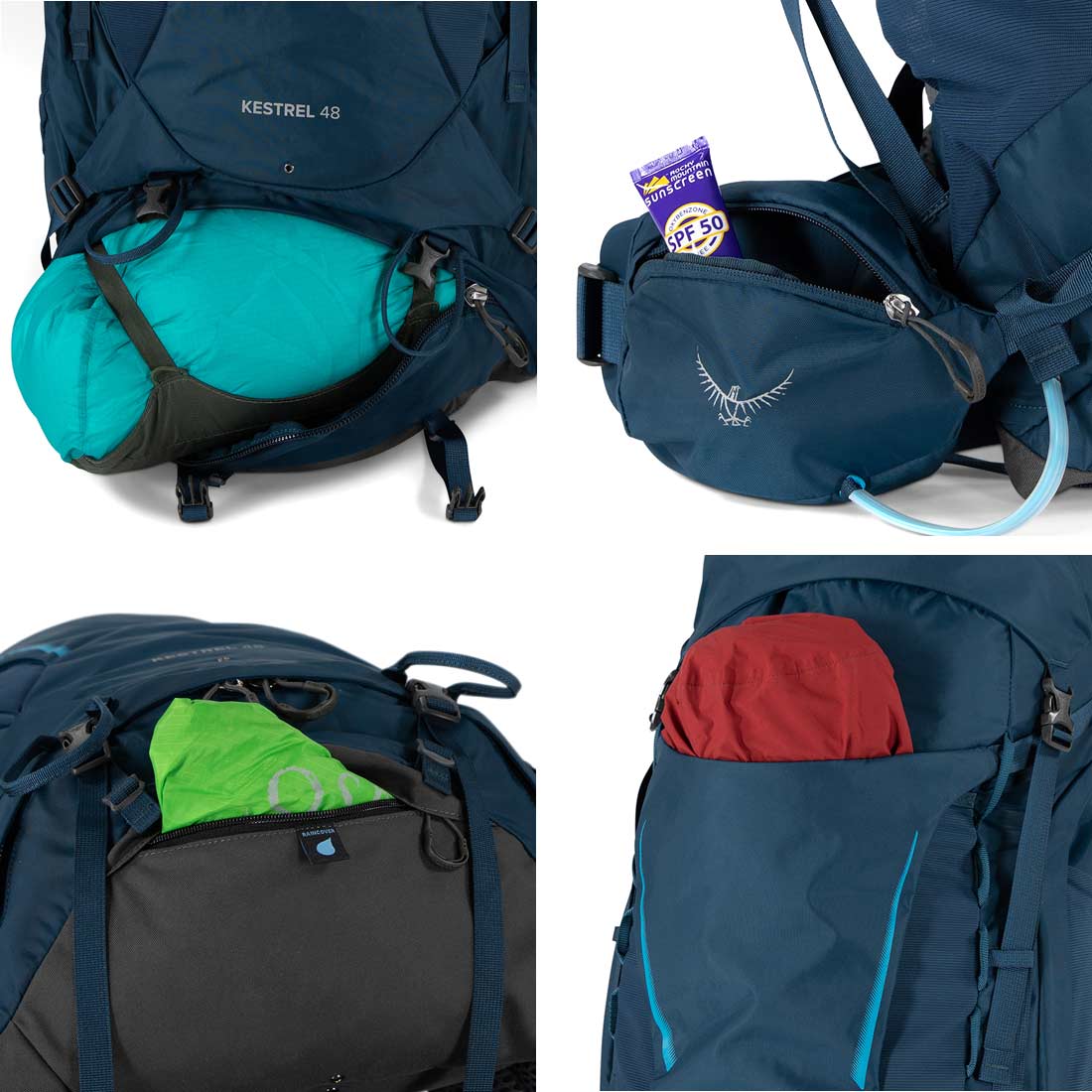 Plecak Osprey Kestrel 48 L/XL - Atlas Blue - sklep Explore.pl