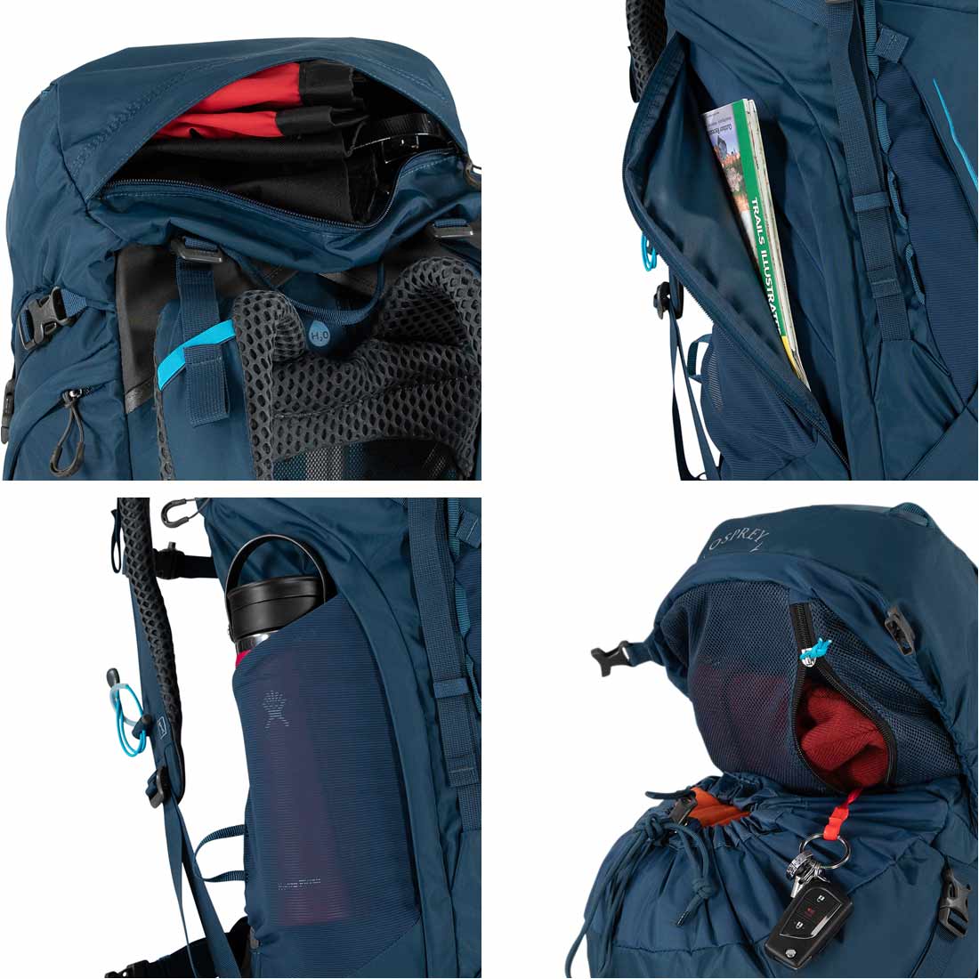 Plecak Osprey Kestrel 48 L/XL - Atlas Blue - sklep Explore.pl